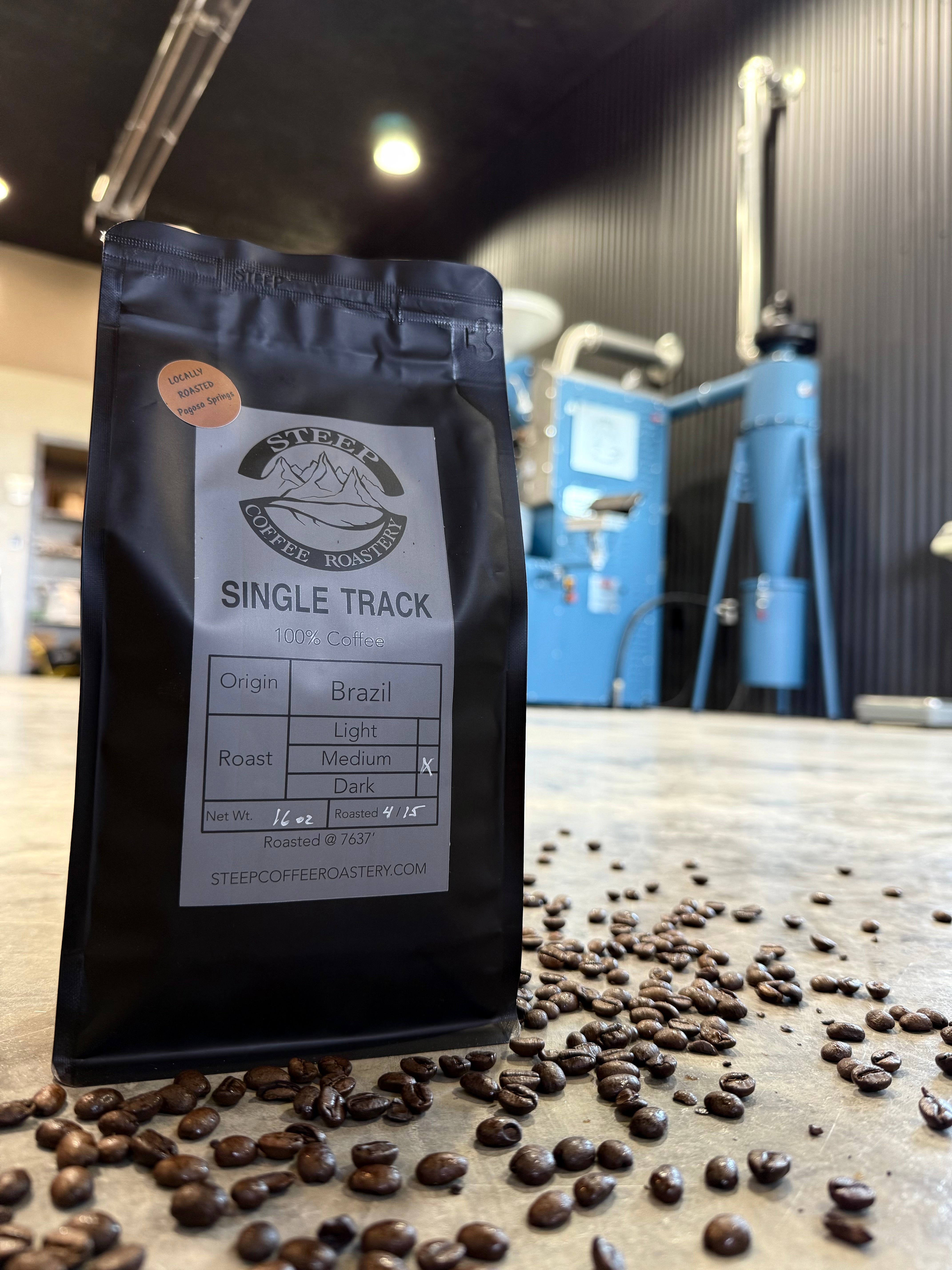 Single Track Coffee - Brazil Cerrado - Medium Dark Roast – STEEP Coffee ...